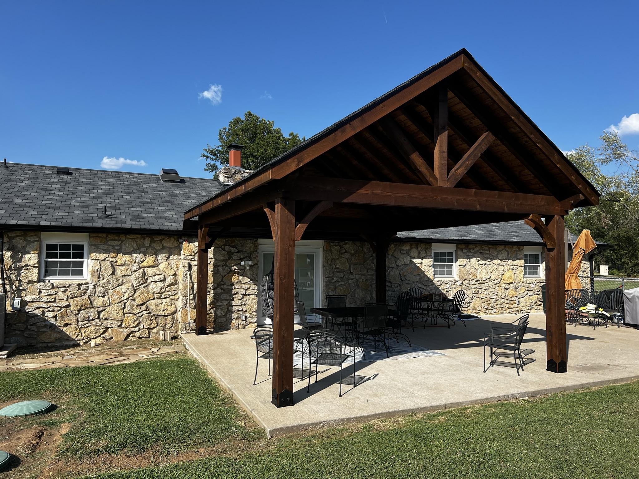 Tulsa Pavilions | Modern Woodscapes | Pavilion Builder